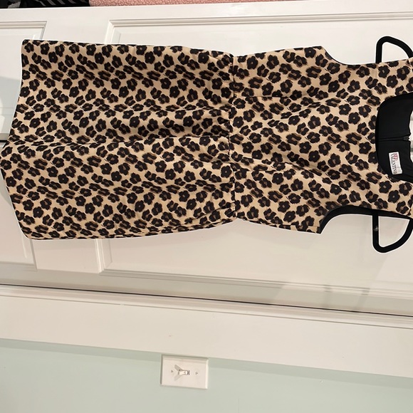 RED Valentino | Dresses | Leopard Print Sleeveless Shift | Poshmark